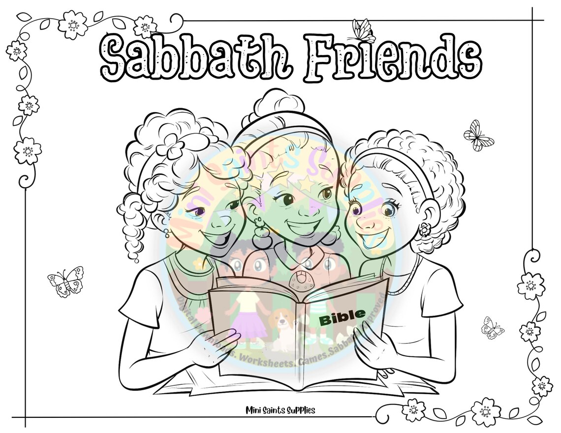 Scripture Coloring Christian Inspirational Bible Coloring Page Bible ...