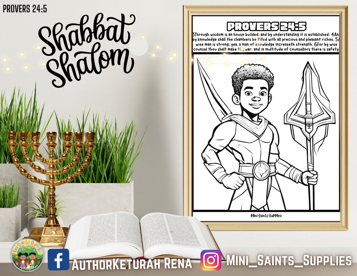 Bible Coloring Page Bible Scripture Printable Bible Activity Christian ...