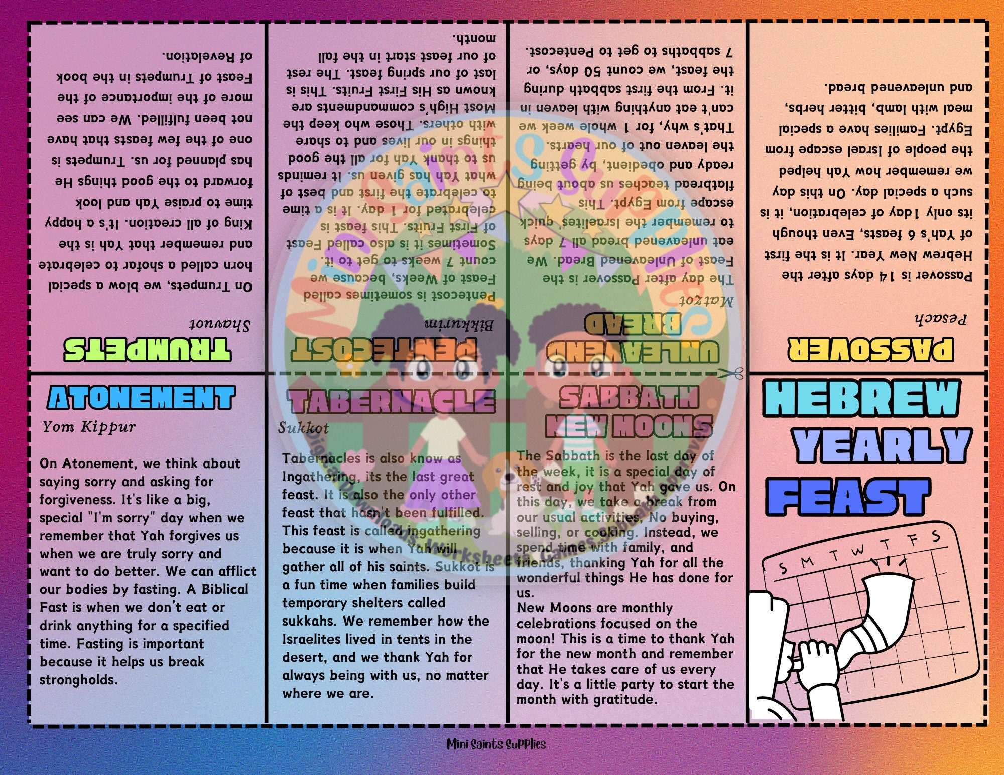 Spring Feast, Fall Feast, Passover, Unleavened Bread, Pentecost, Feast ...