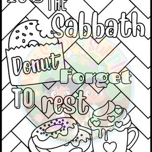 Sabbath Coloring Sabbath Activity Bible Kids Activities Bible Sabbath ...