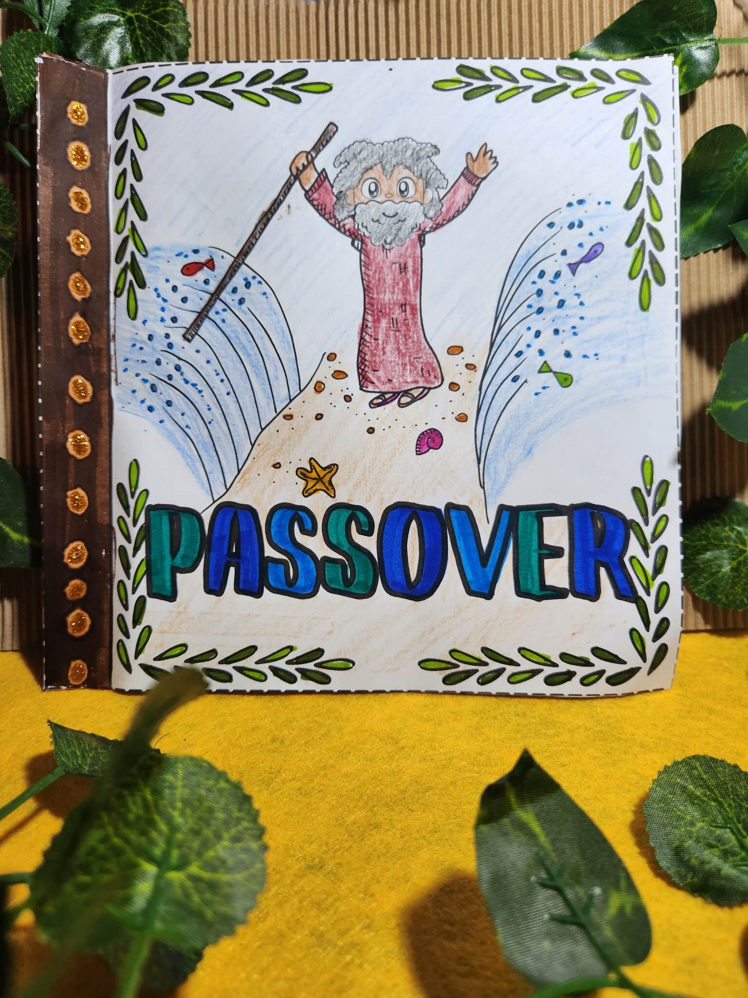 Passover Book Kids Craft Passover Children Craft Homeschool Activity 10 ...