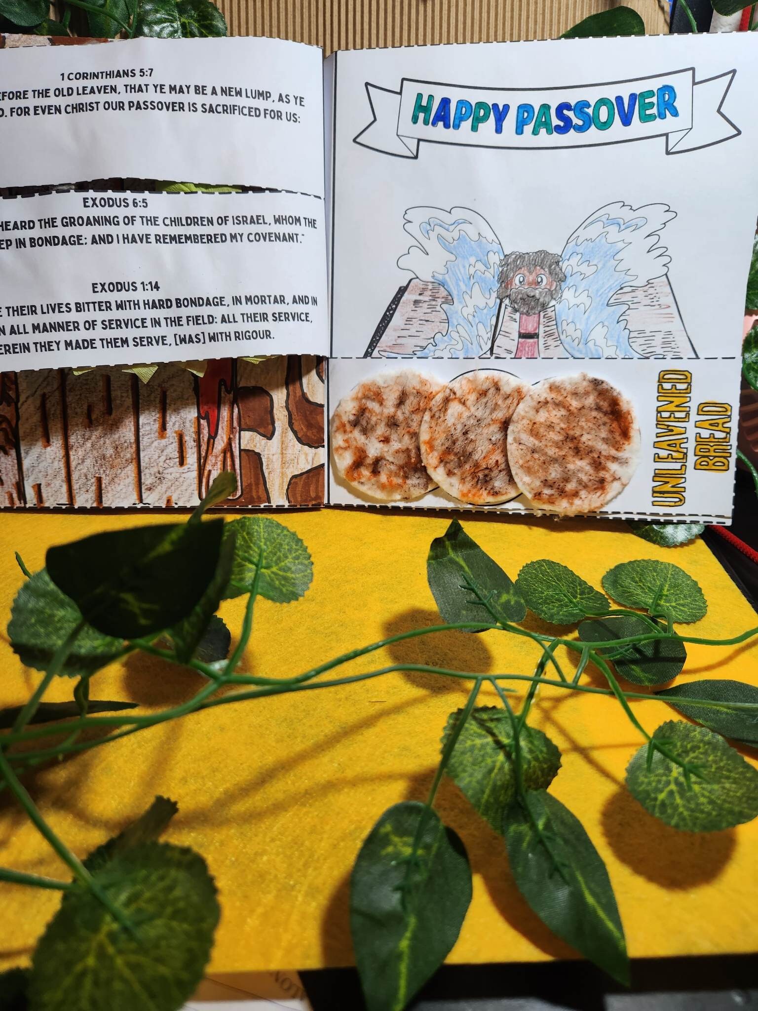 Passover Book Kids Craft Passover Children Craft Homeschool Activity 10 ...