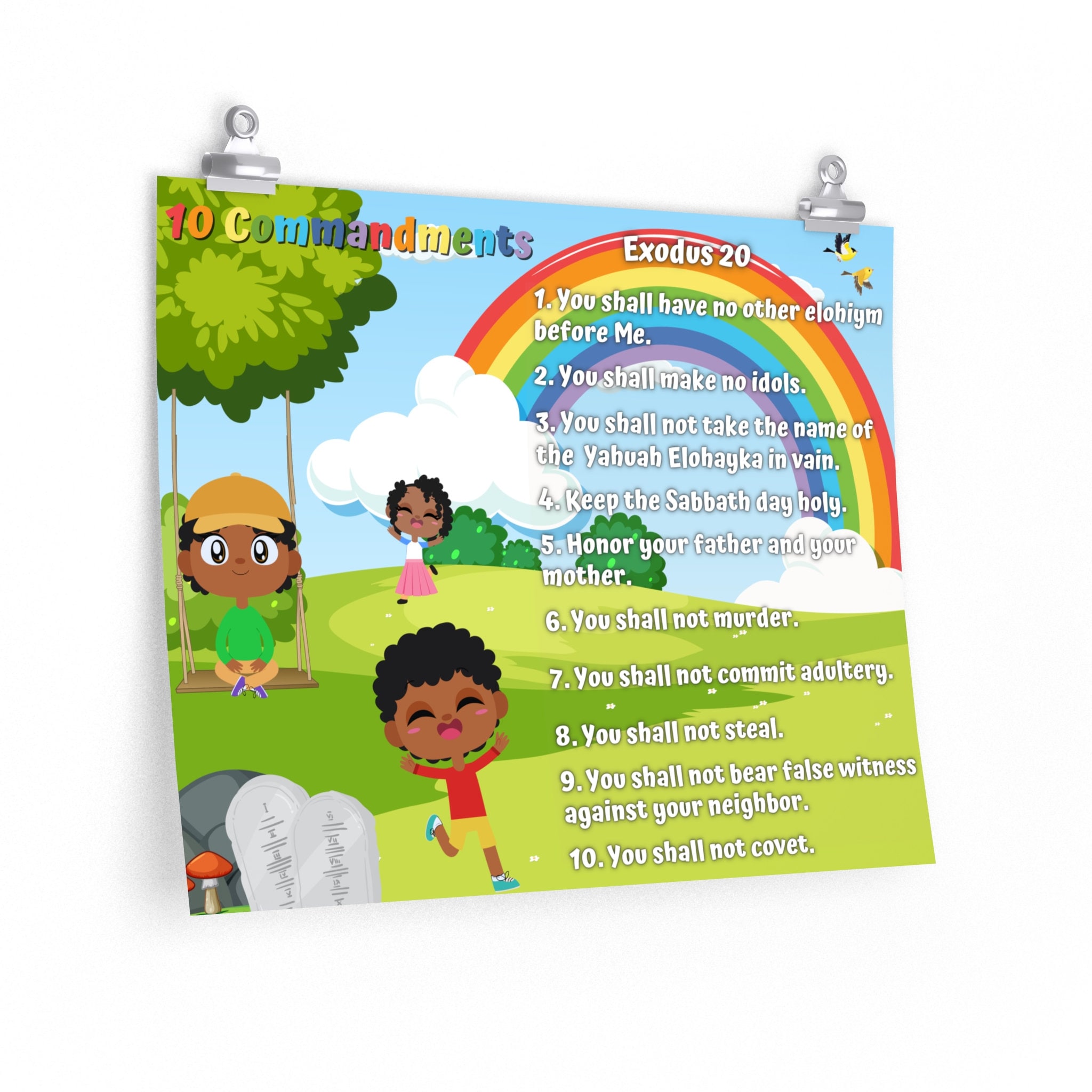 10 Commandments Poster Cypher Version - Etsy