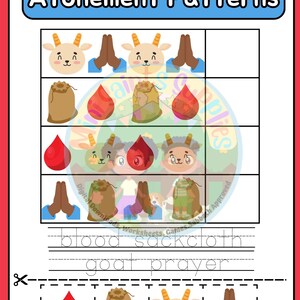 Atonement Yom Kippur Fall Feast Day Preschool Kindergarten Bible ...