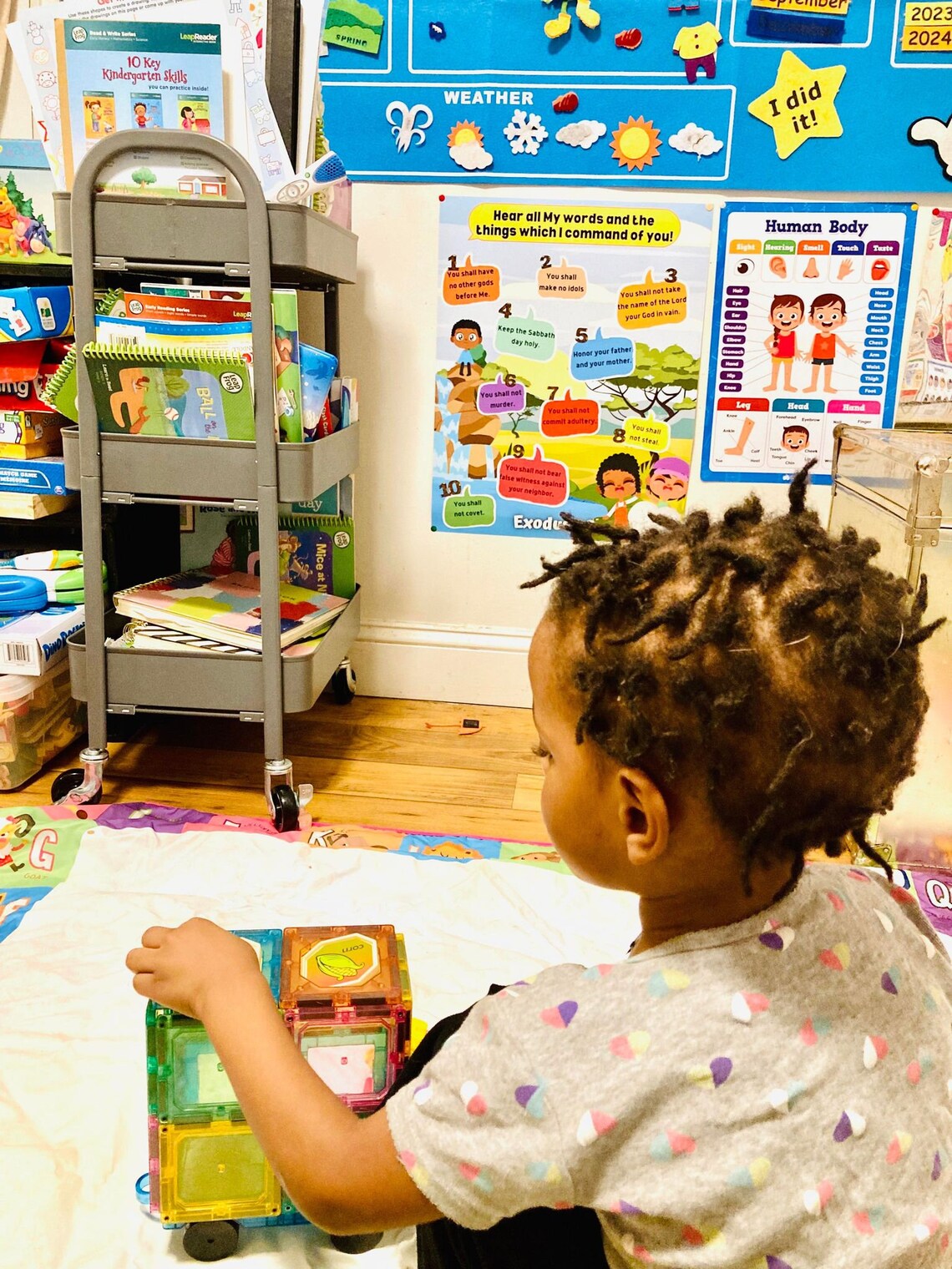 10 Commandments Bible Poster Hebrew Israelite Classroom Decor, Kids ...