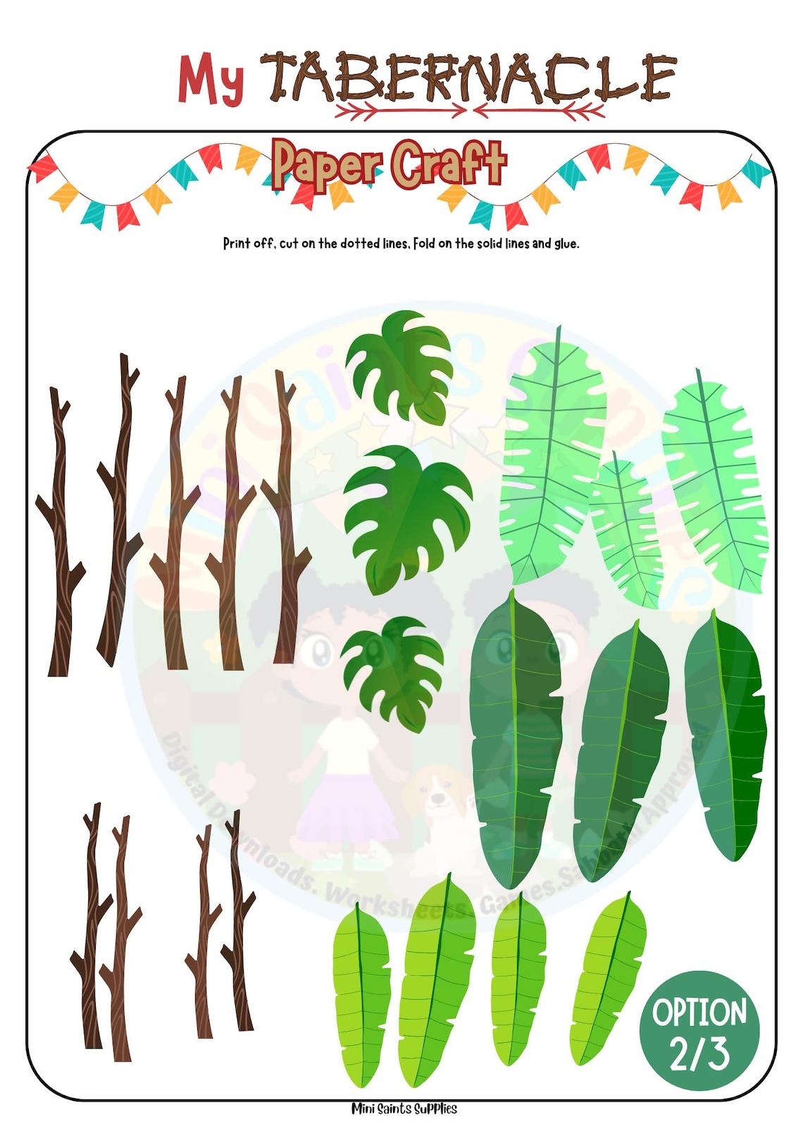 Tabernacle Activity, Sukkah Craft, Sukkot Lesson, Fall Feast, Bible ...