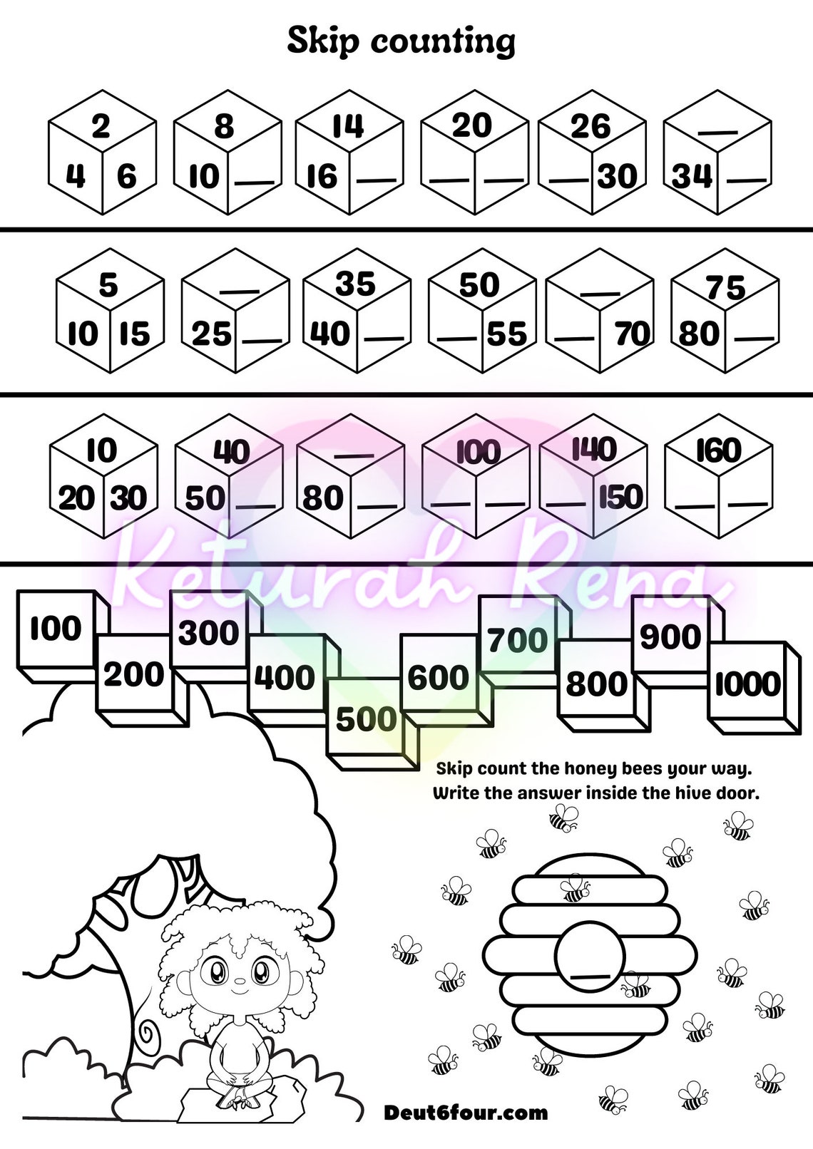 Bible Skip Counting Hidden Puzzle Fun Coloring Puzzle - Etsy