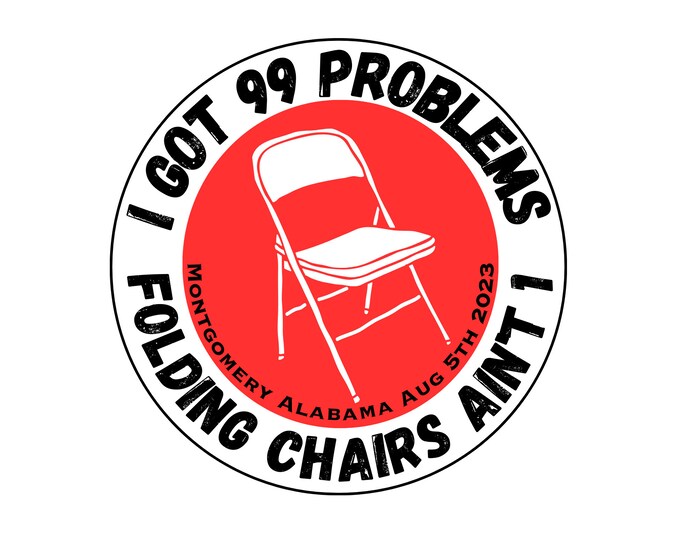 Montgomery Alabama Folding Chair Art August 5th Black History Boston ...
