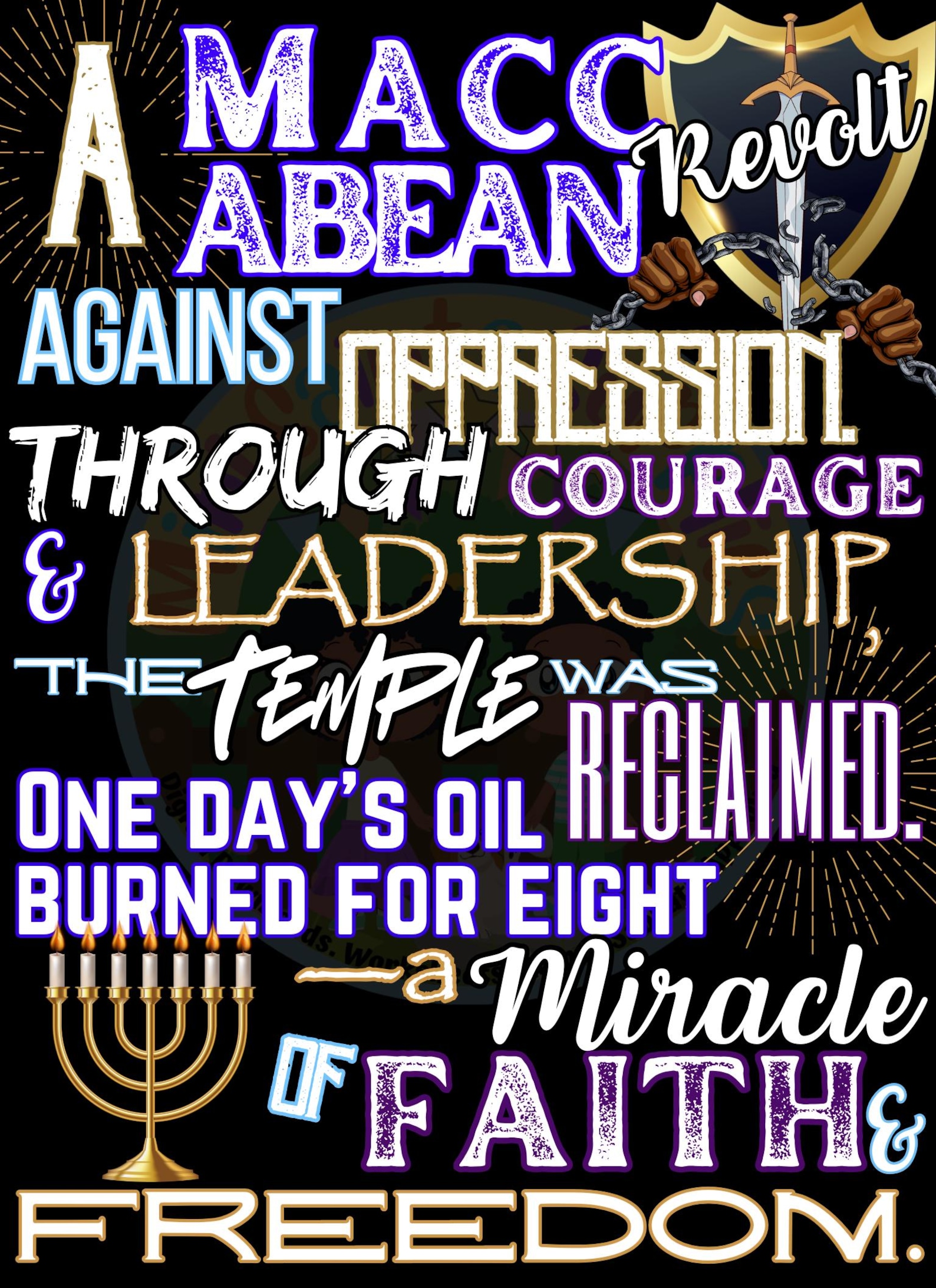 Feast of Dedication Hanukkah Poster Printable Holy Feast Days Biblical ...