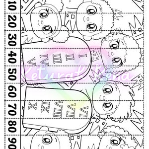 Bible Skip Counting, Hidden Puzzle, Fun Coloring Puzzle Printable ...