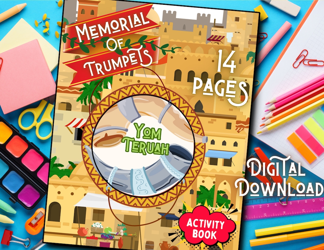 Memorial of Trumpets Yom Teruah Fall Feast Days Coloring Book Tora ...