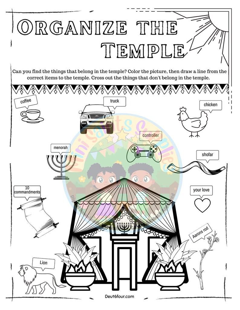 Feast of Dedication Activity Pack for Kids | Hanukkah Worksheets, Bible ...