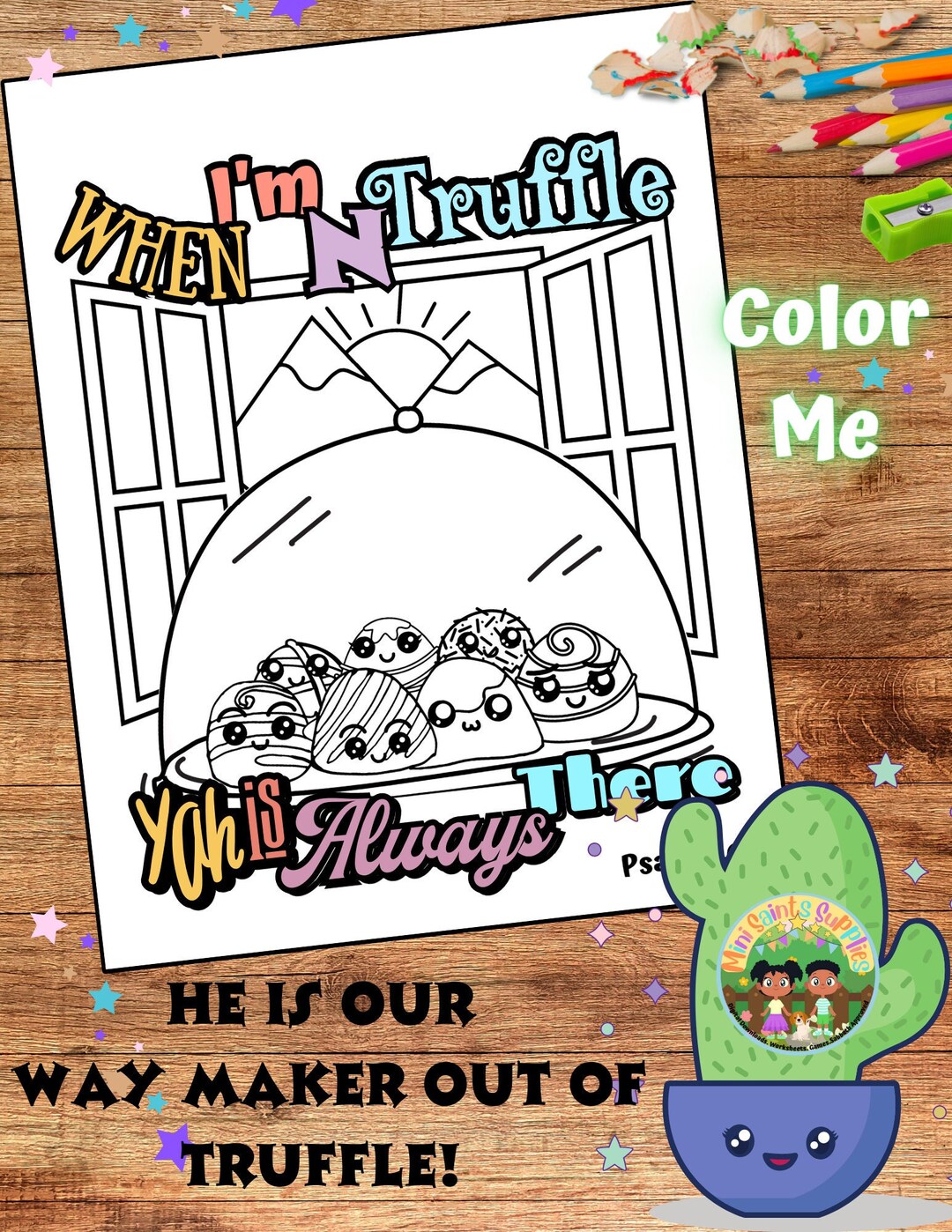 Kawaii Coloring Puns Coloring Page Instant Download Printable Activity ...