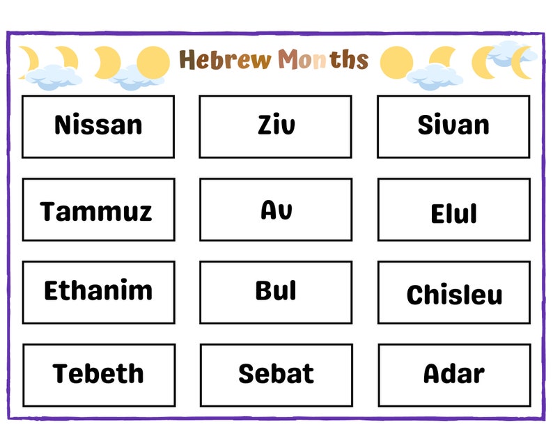 Hebrew Busy Builder Preschool Toddler Busy Binder Busy Book Printable ...