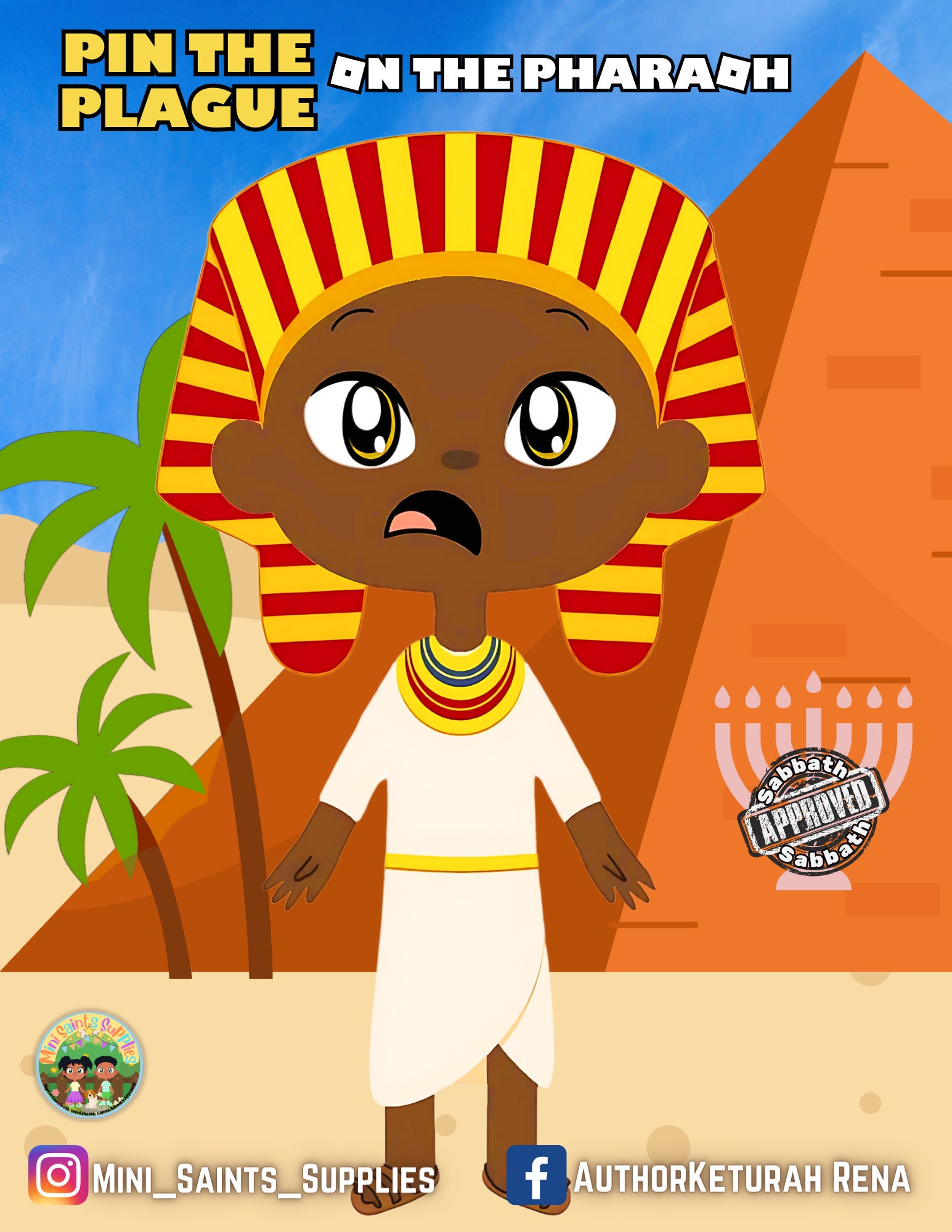 10 Plagues Game Passover Craft Sunday School Game 10 Plagues Activity ...