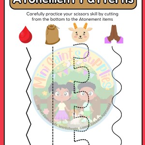 Atonement Yom Kippur Fall Feast Day Preschool Kindergarten Bible ...