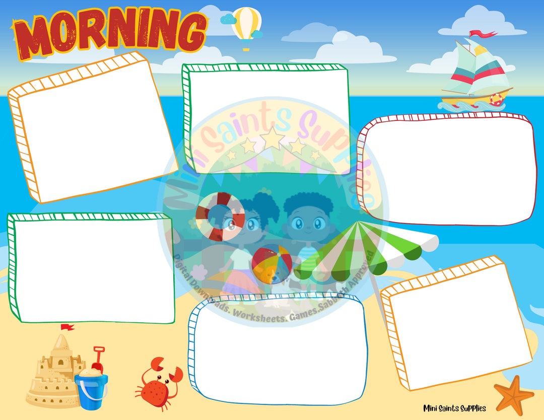 Editable Homeschool Schedule Daily Home Scheduling Summer Planning ...