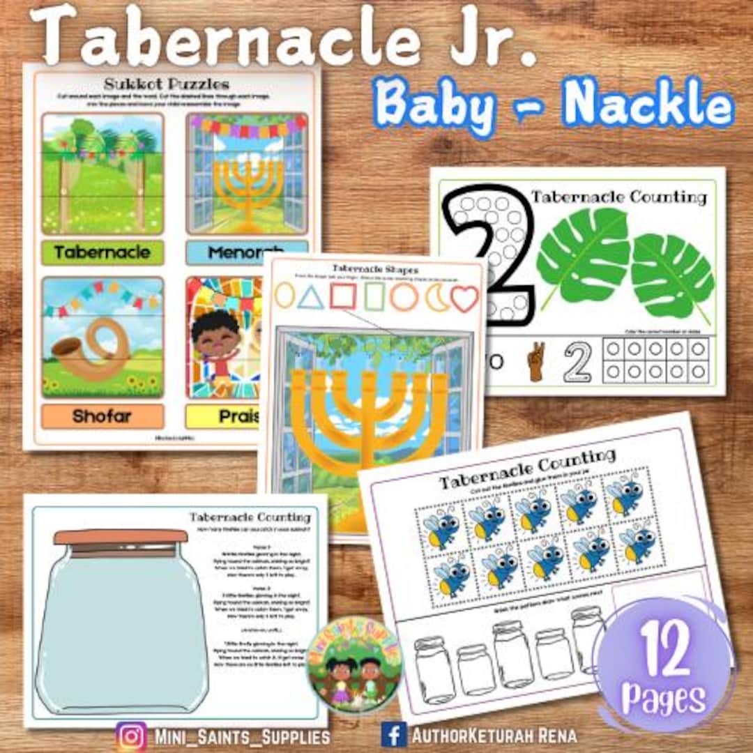 Tabernacle Preschool Kindergarten Lessons Sukkot Lesson Fall Feast ...