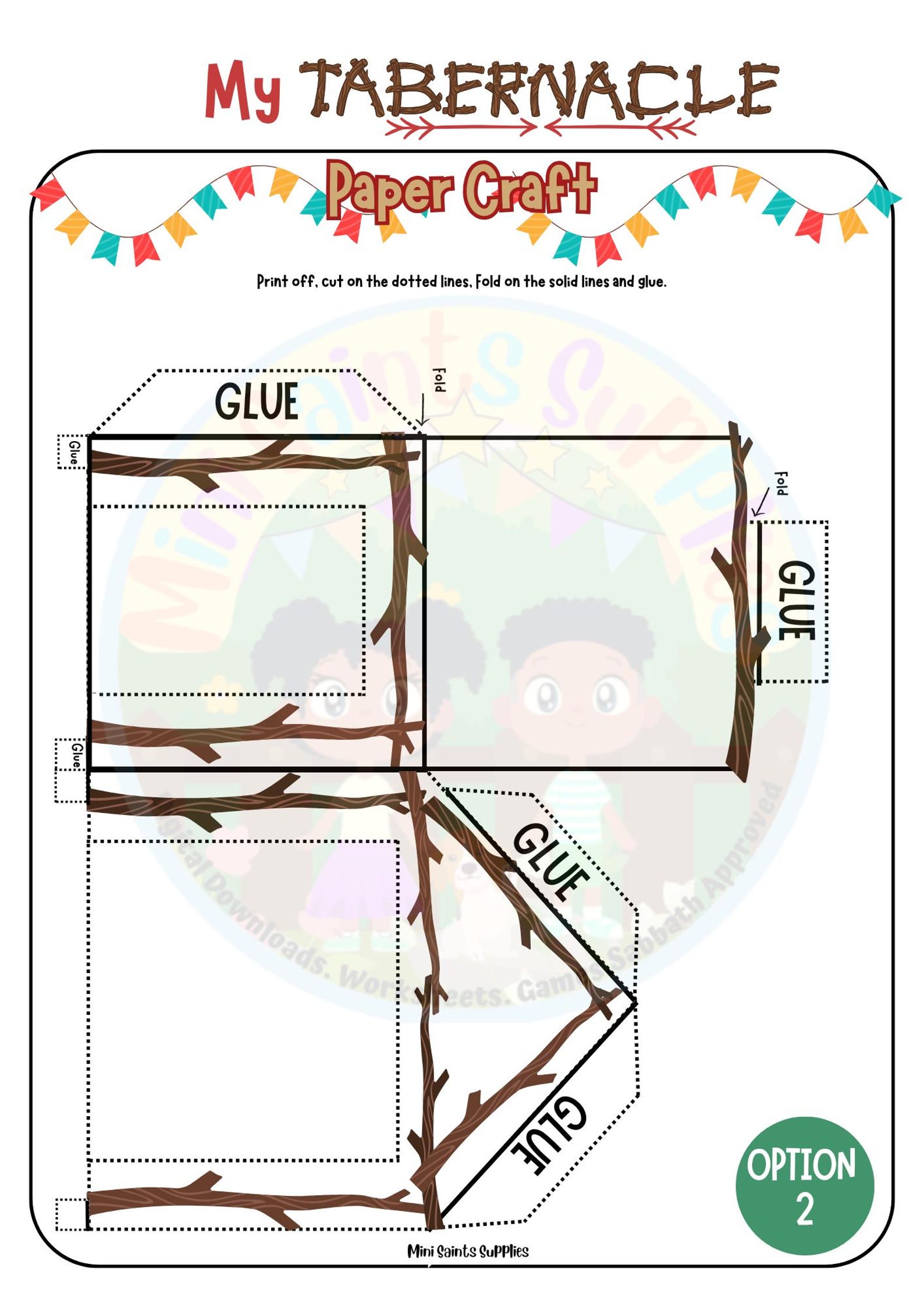 Tabernacle Activity, Sukkah Craft, Sukkot Lesson, Fall Feast, Bible ...