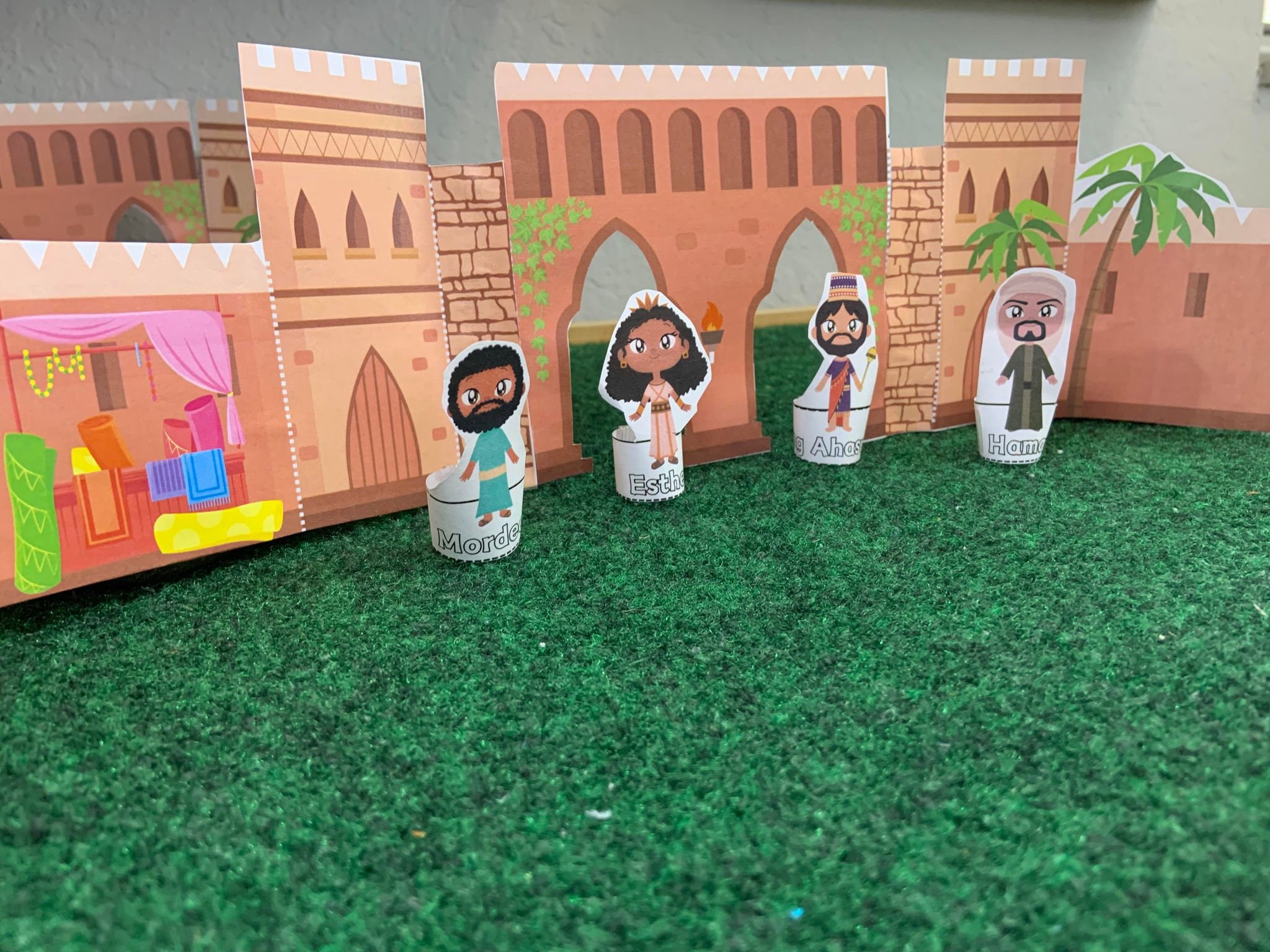 Esther Bible Kid Craft Bible Play Activity Book Purim Activity Sunday ...