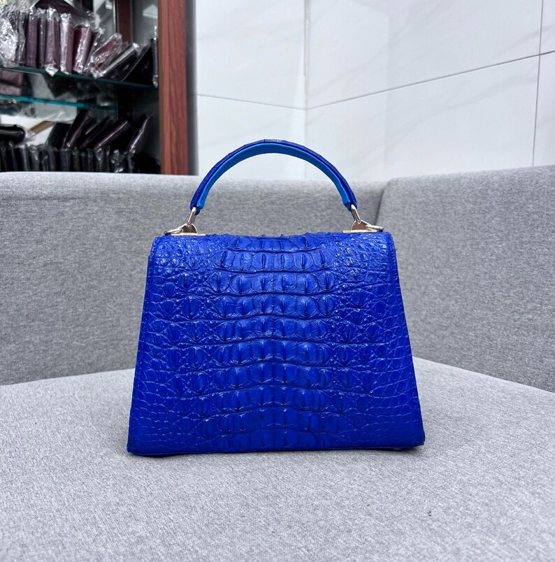 Light Blue Alligator Leather Skin Women Purse- Gift for Her-birthday ...