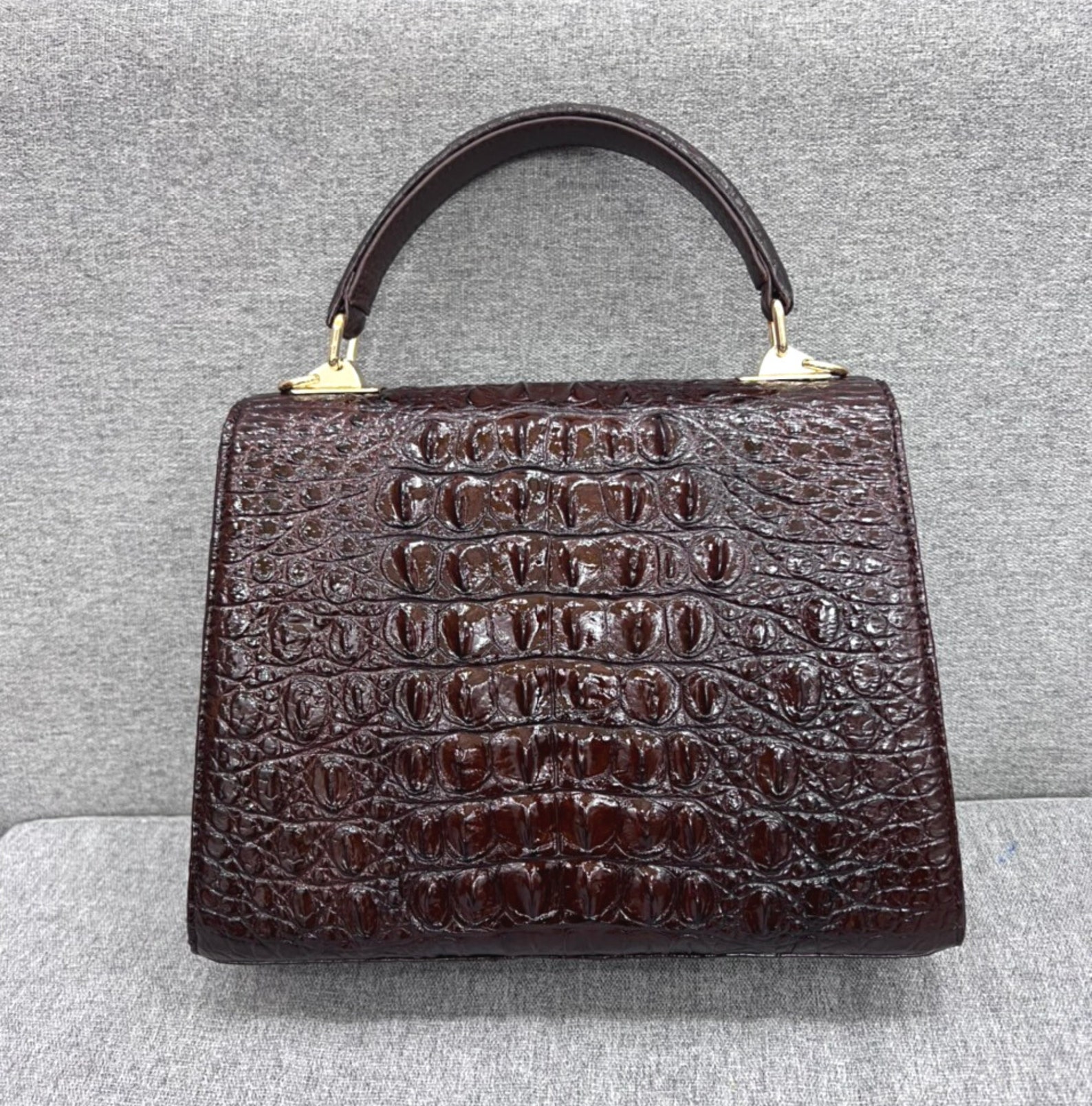 Brown Alligator Leather Skin Women Purse- Gift for Her-birthday Gift ...