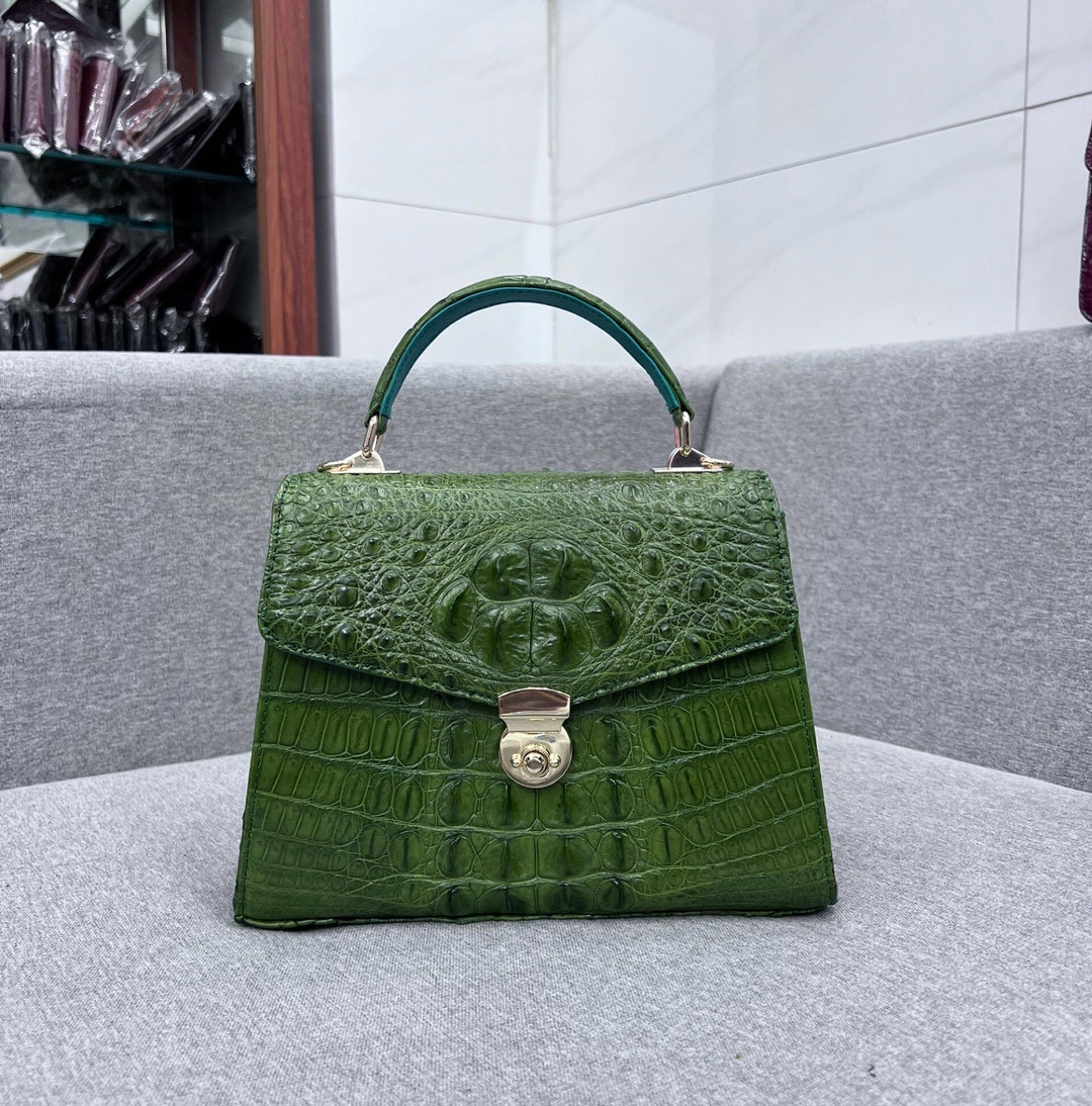 Green Alligator Leather Skin Women Purse- Gift for Her-birthday Gift ...