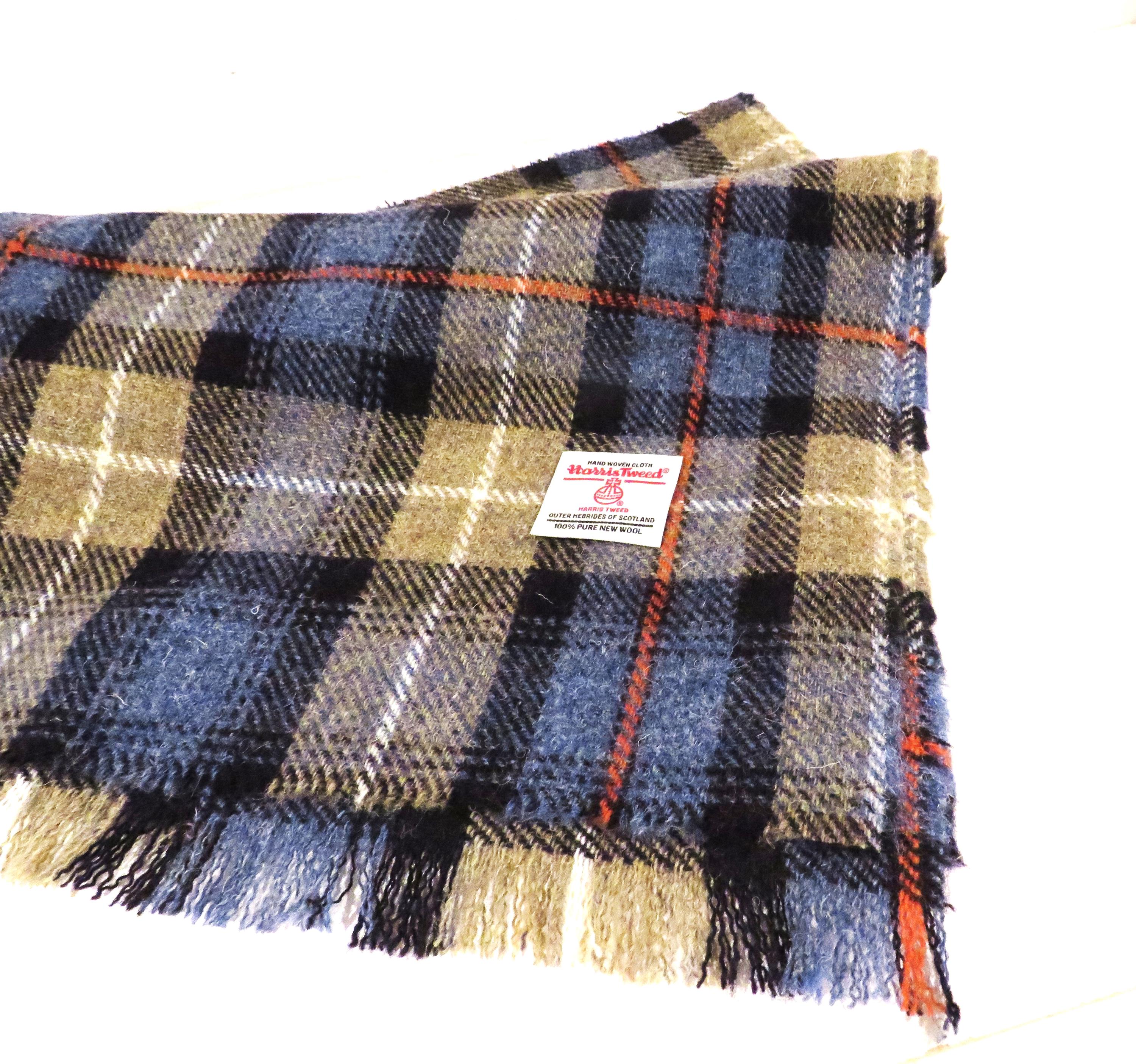 Harris Tweed Pure Wool Quality Fabric for Crafts , Traditional Scottish ...