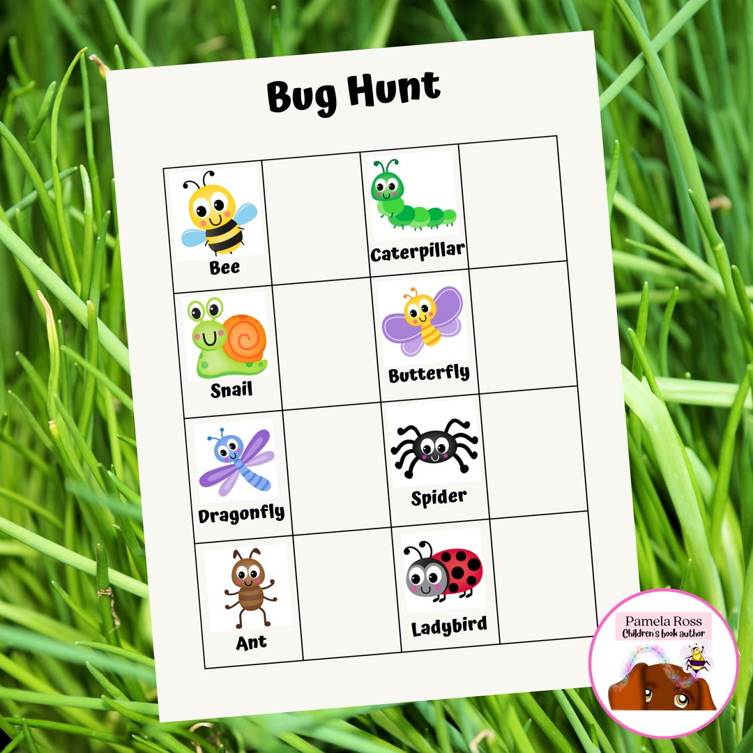 Bug Hunt Printable - Etsy