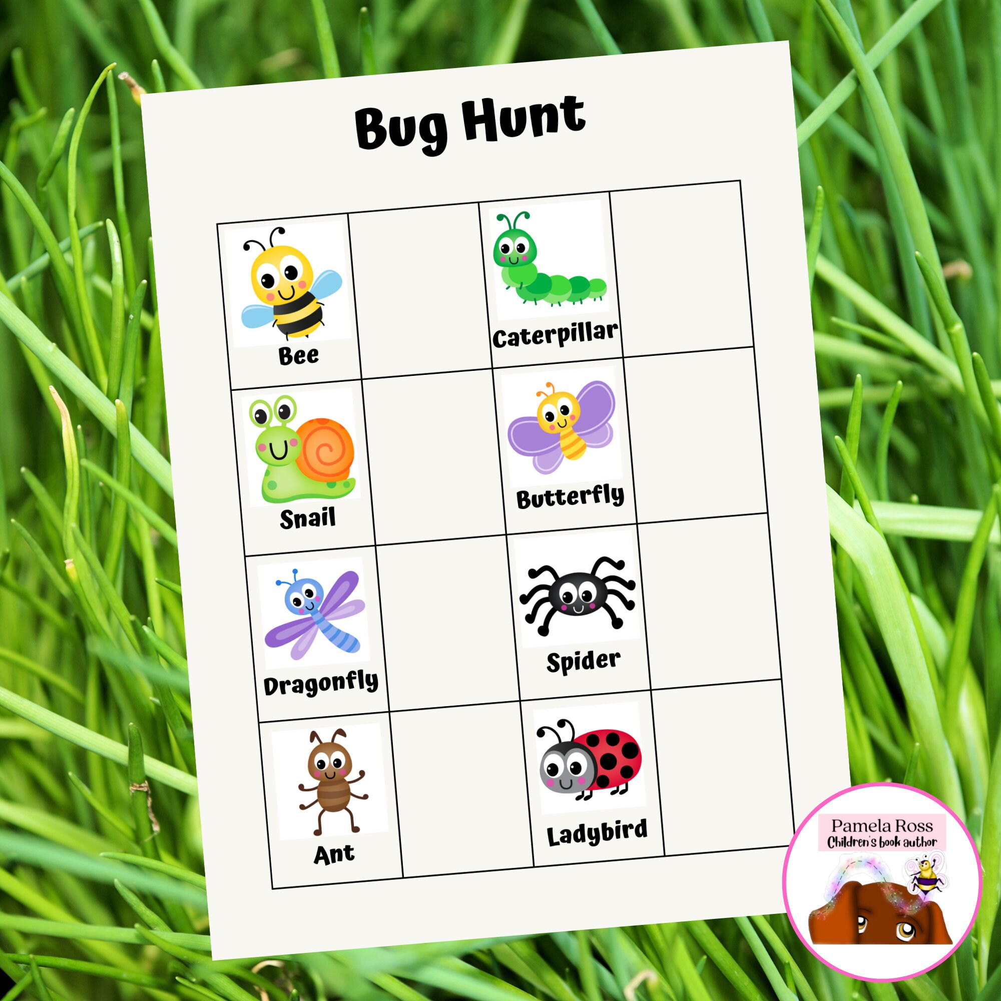 Bug Hunt Printable - Etsy