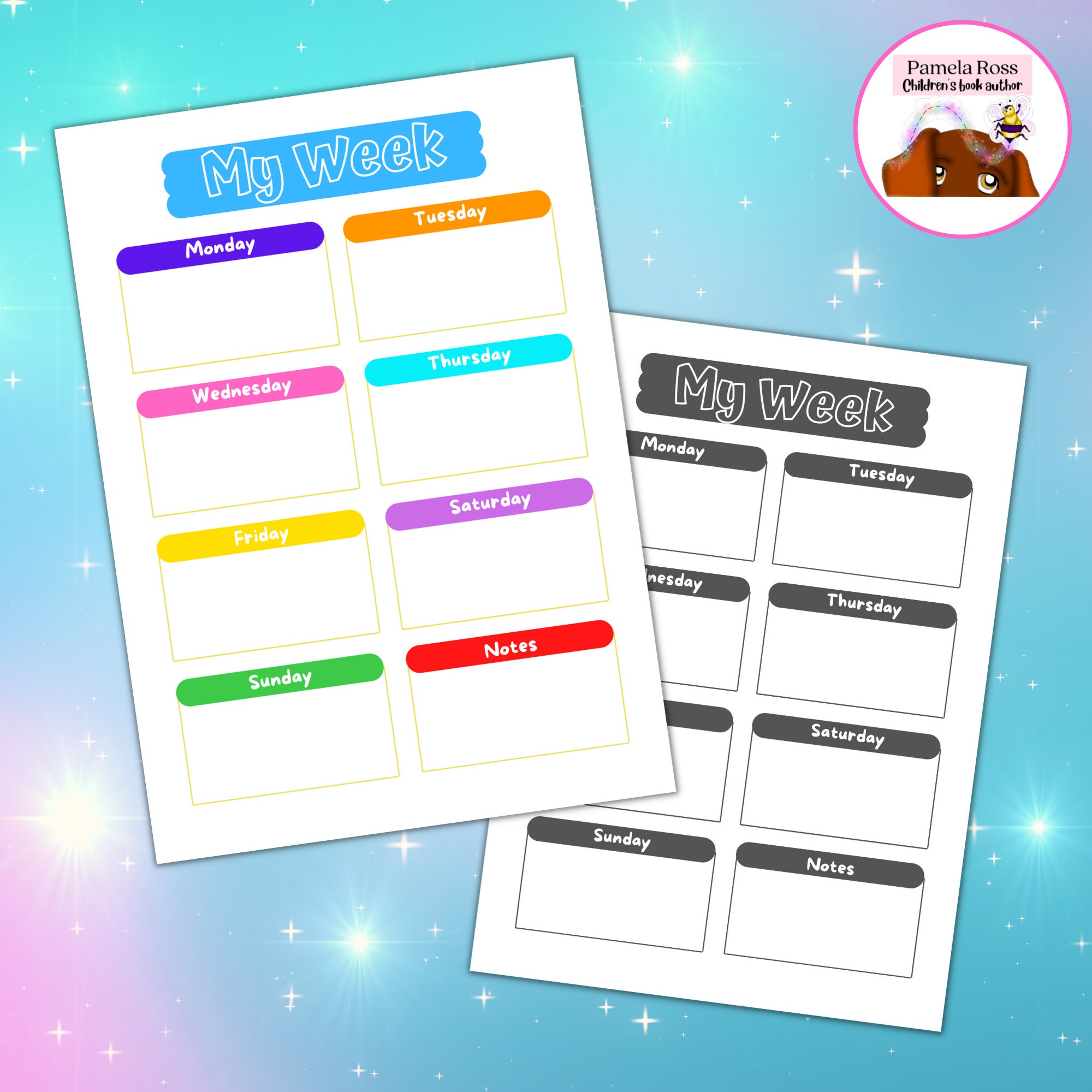 My Week Printable Weekly Planner - Etsy