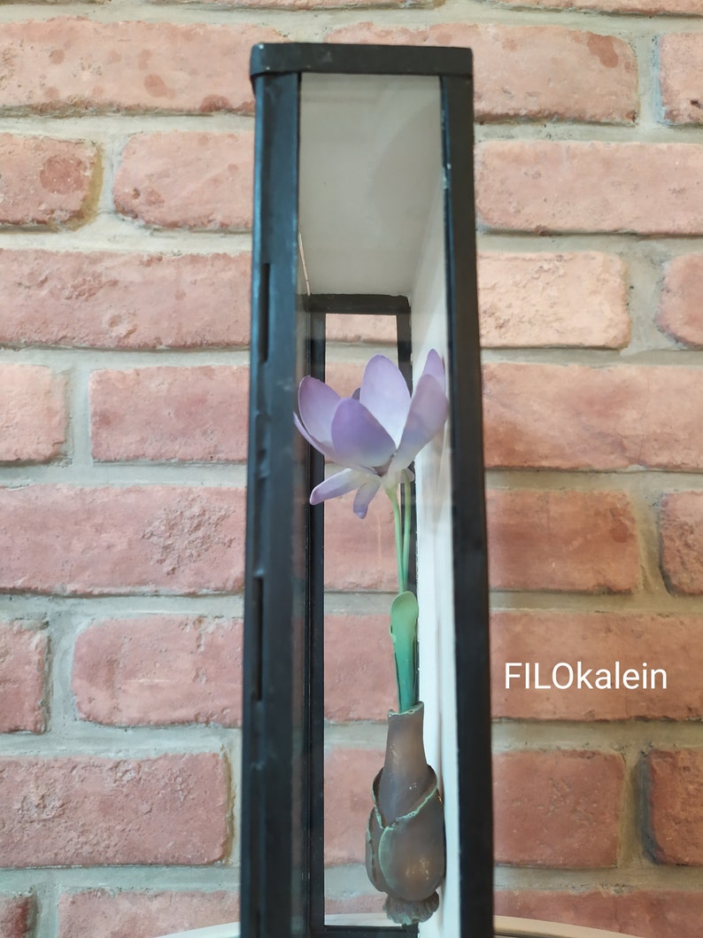 Metal Crocus Flower Wall Art, Metal Wall Decor With Botanical Flower in ...