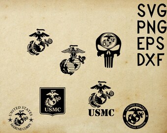 Usmc Svg Flag - Etsy