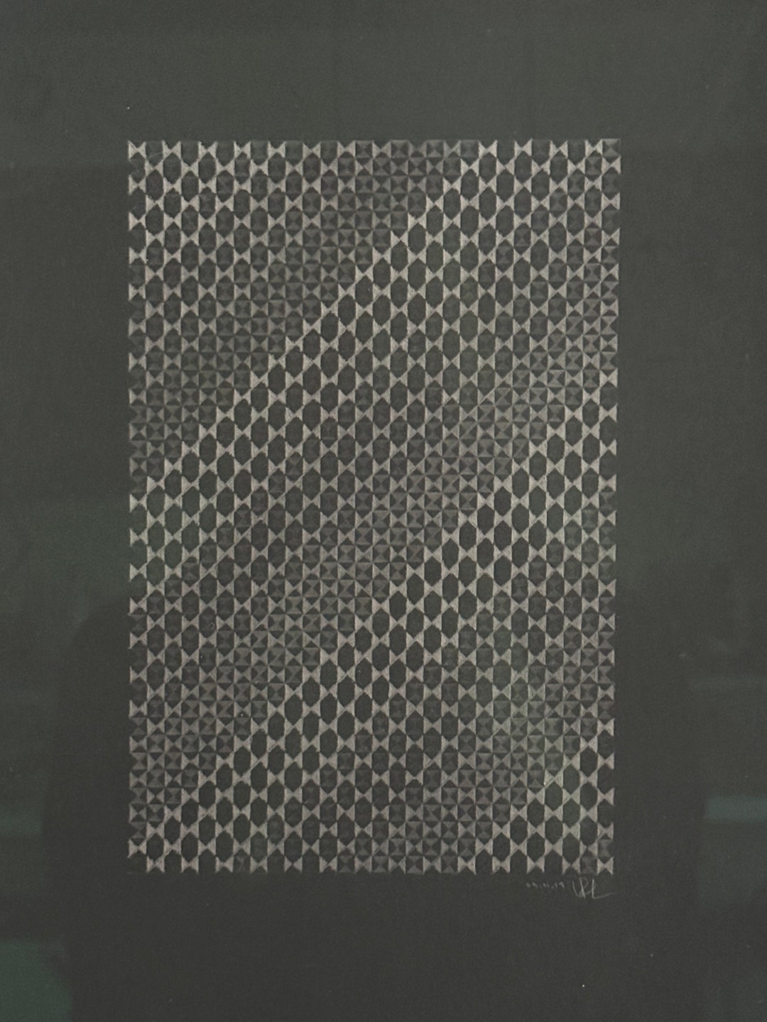 Original Abstract Graphite Drawing, Infinite Reflections 4 - Etsy