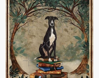Dog Books Poster - Etsy