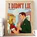 LANY Vintage Comic Book Cover 'i Didn't Lie.' - Etsy