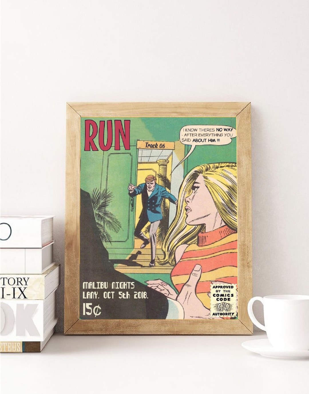 LANY Vintage Comic Book Cover 'run.' - Etsy