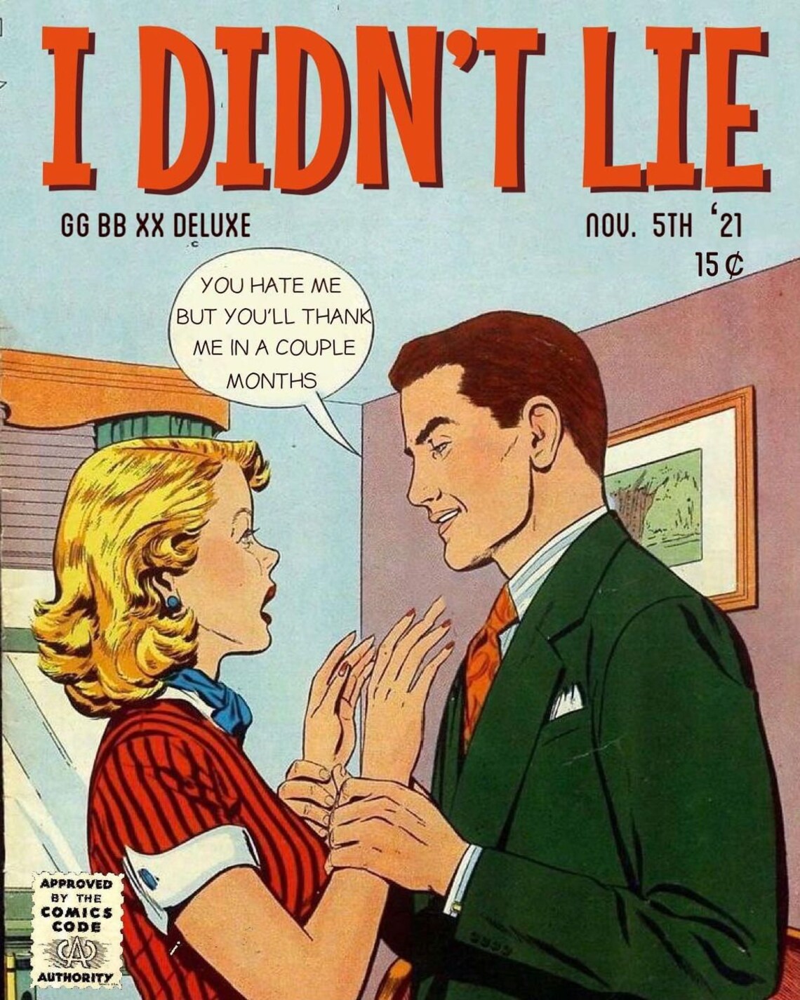 LANY Vintage Comic Book Cover 'i Didn't Lie.' - Etsy