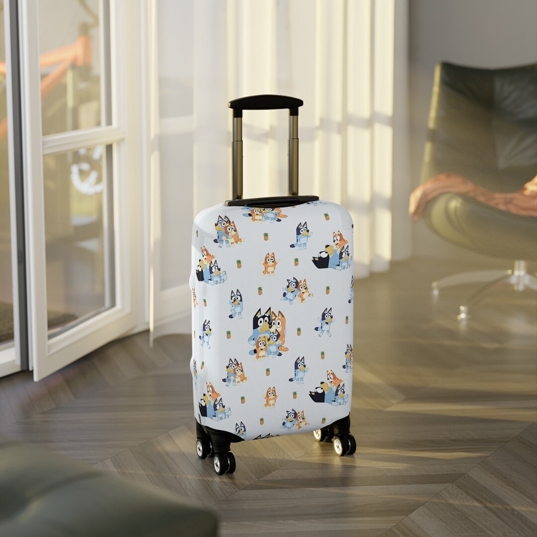 Bluey Luggage Cover Bluey Suitcase Cover Disney Luggage - Etsy