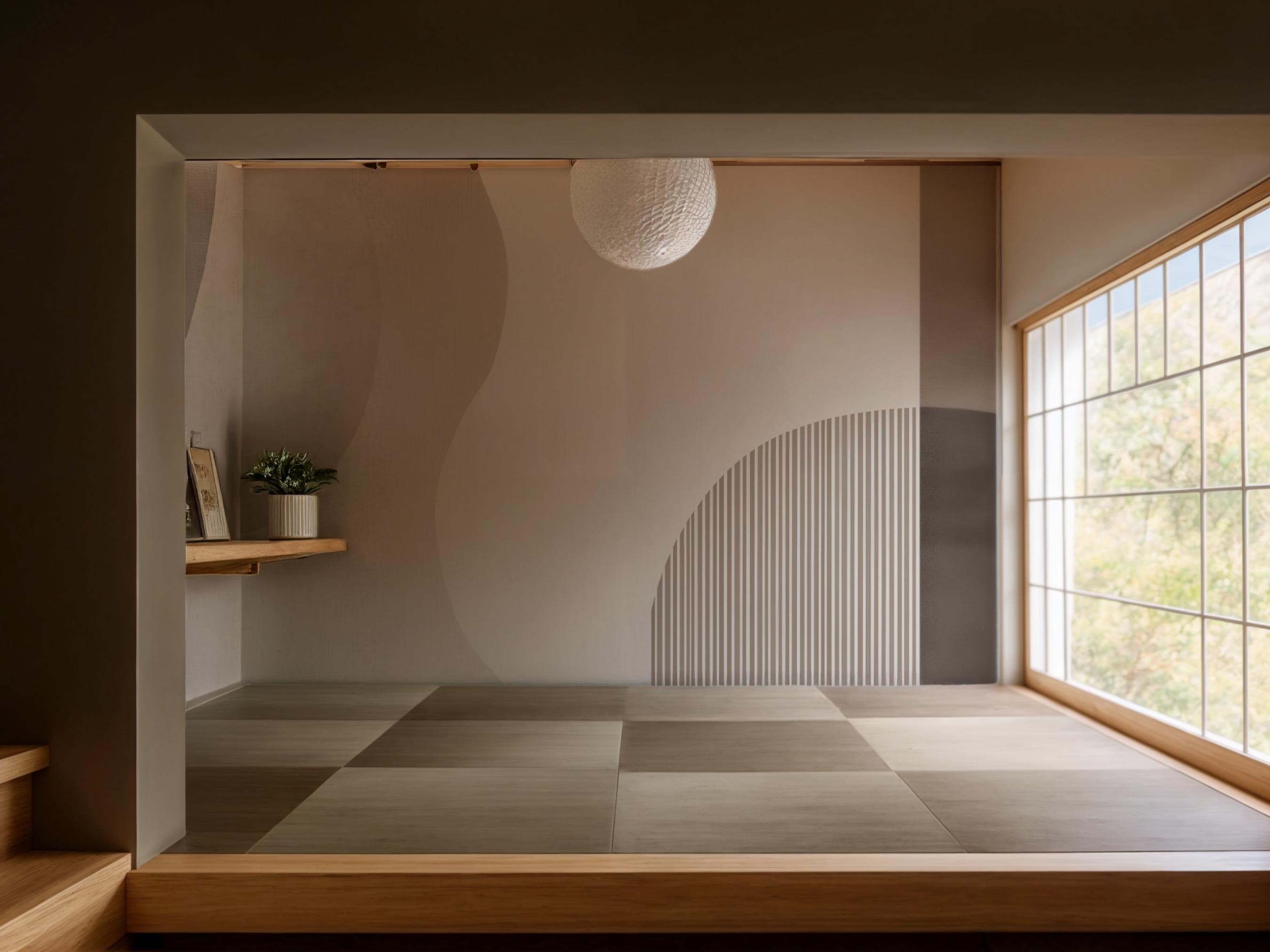 Mizuki Curve Wallpaper,japandi Style,scandi,japanese Design,wall Decor ...