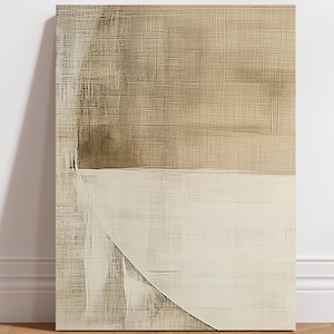 Japandi Golden Horizon Wood Wall Art, Minimalist Abstract Decor, FSC ...