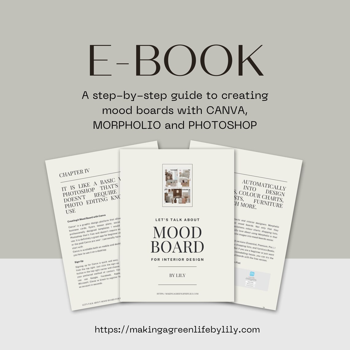 Mood Board Interior Desig E-book,mood Board Ultimate Guide,workbook for ...