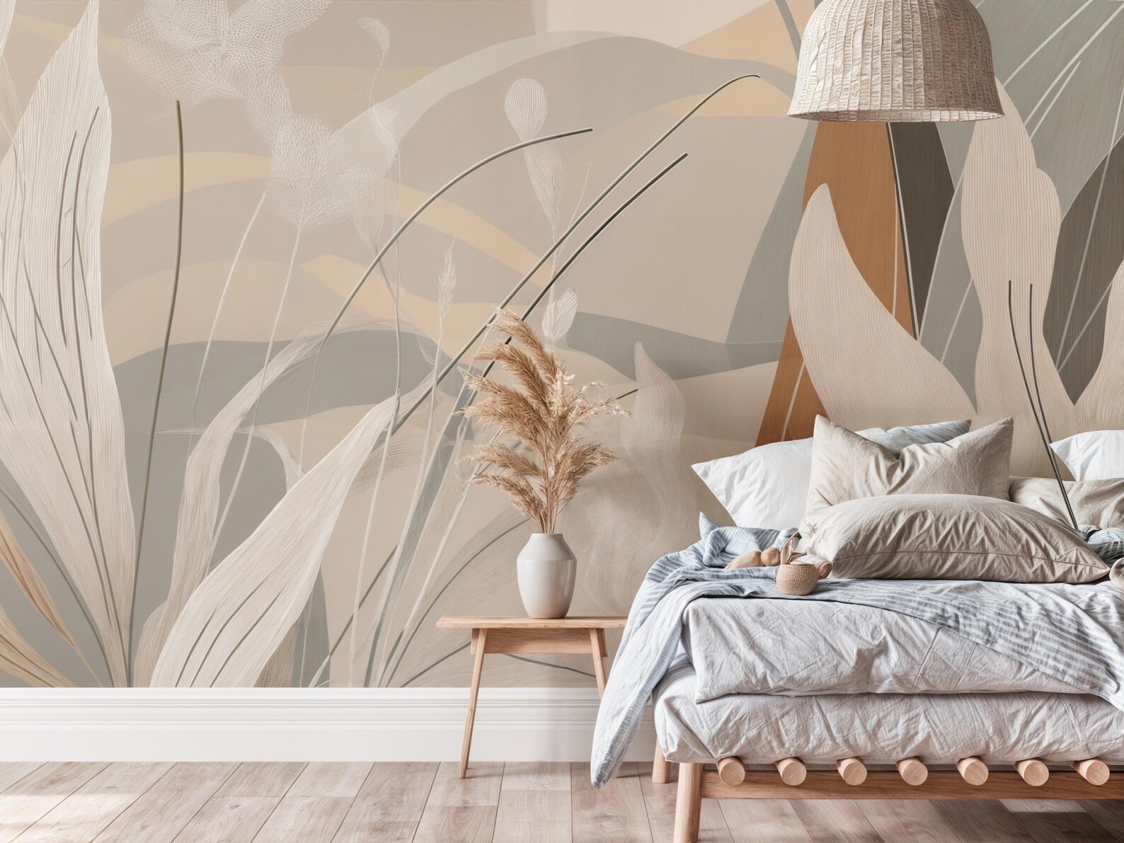 Komorebi Dream Wallpaper,japandi Style,scandi,japanese Design,wall ...