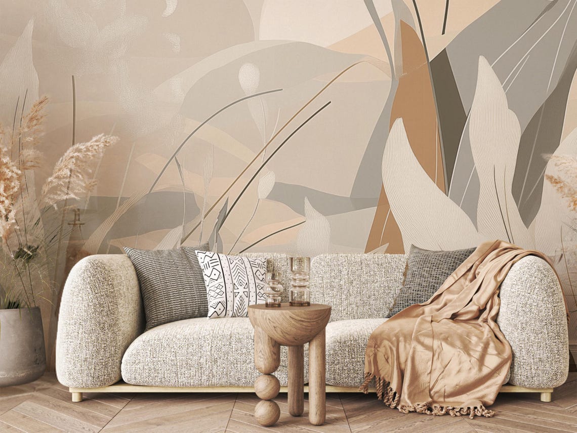 Komorebi Dream Wallpaper,japandi Style,scandi,japanese Design,wall ...