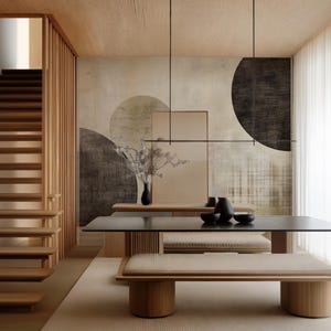 Sho Glow Wallpaper,japandi Style,scandi,japanese Design,wall Decor,peel ...