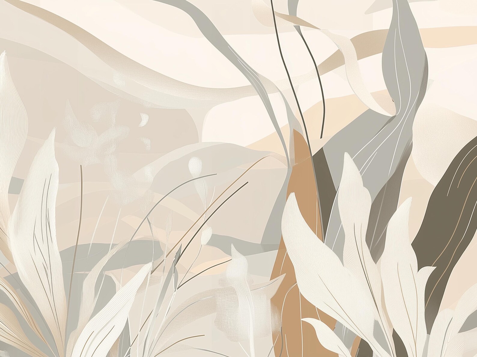 Komorebi Dream Wallpaper,japandi Style,scandi,japanese Design,wall ...