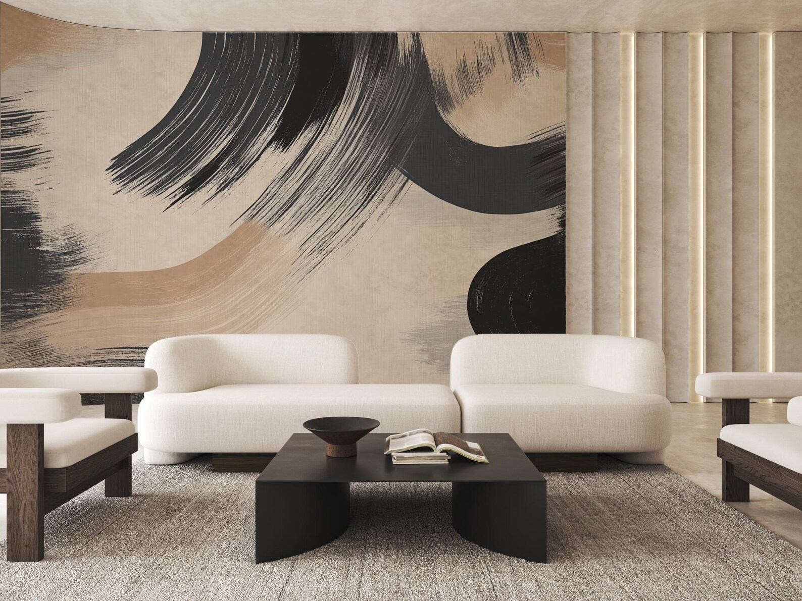 Kiyo Sweep Wallpaper,japandi Style,scandi,japanese Design,wall Decor ...