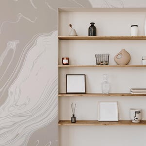 Nami Marble Wallpaper,japandi Style,scandi,japanese Design,wall Decor ...