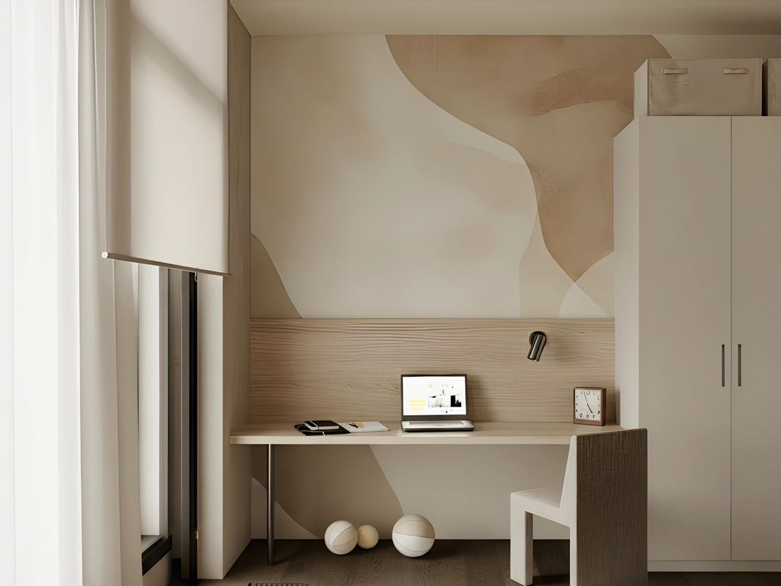 Kiri Fade Wallpaper,japandi Style,scandi,japanese Design,wall Decor ...