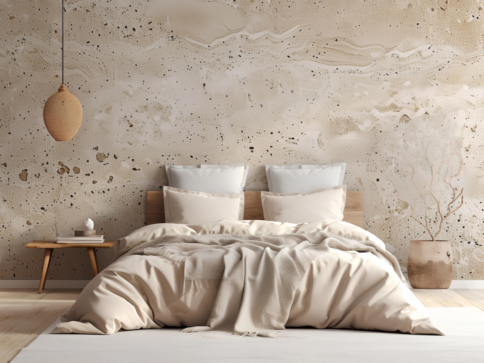Koto Organic Wallpaper,japandi Style,scandi,japanese Design,wall Decor ...